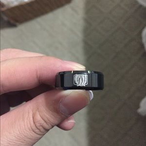 Accessories | Attack On Titan Black Ring | Poshmark